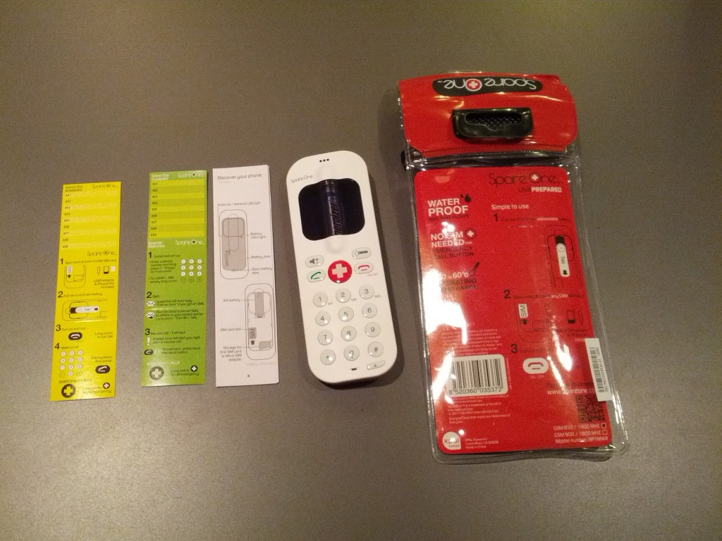 The SpareOne Emergency Cell Phone – Oplopanax Horridus